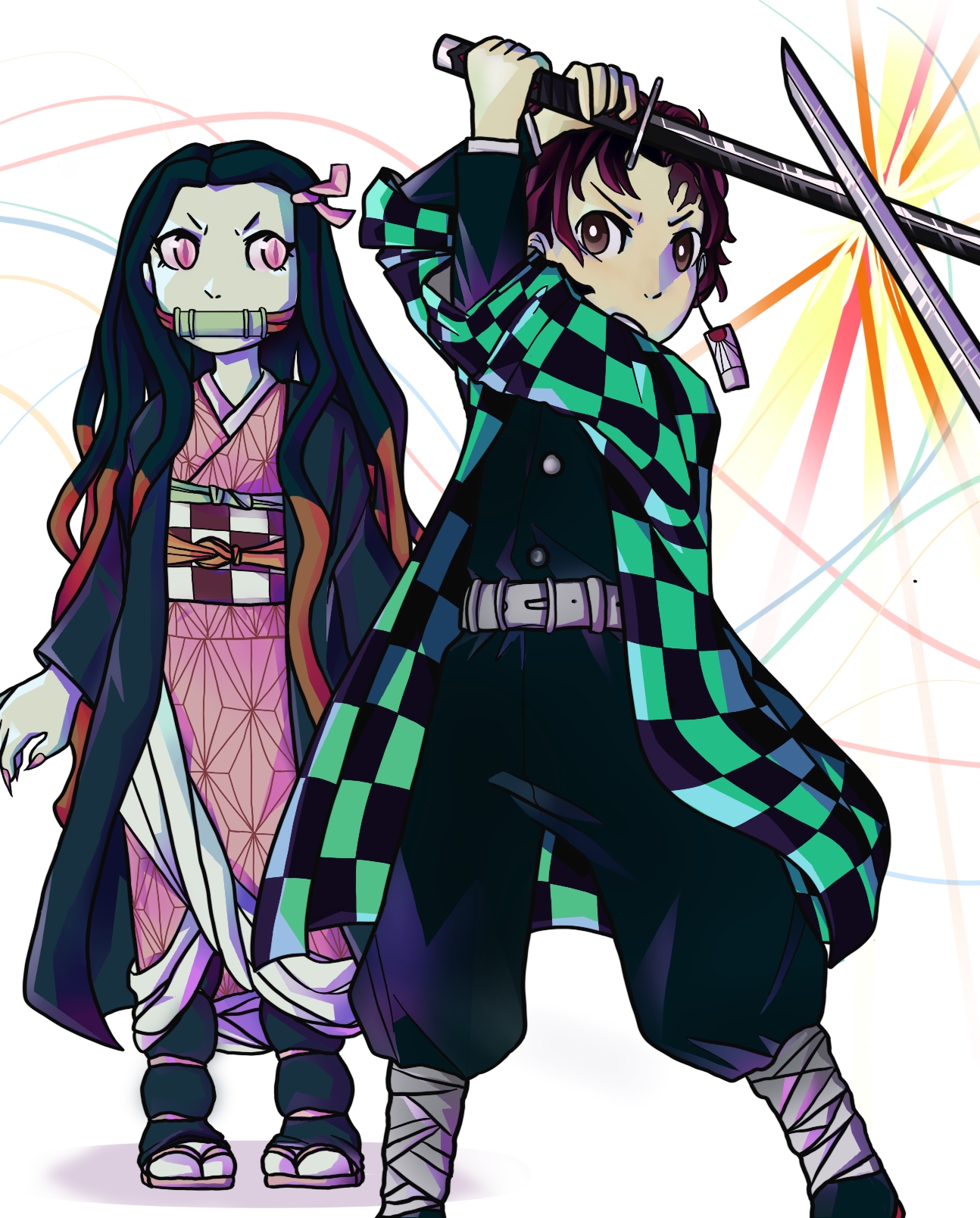 Nezuko! Run! by SherbertDraws110 on DeviantArt