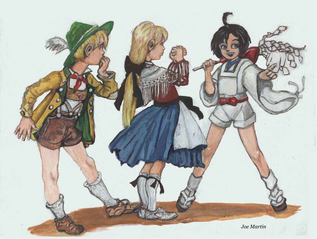 German Children Making Friends with Japanese Child by StudioHansel2 on ...