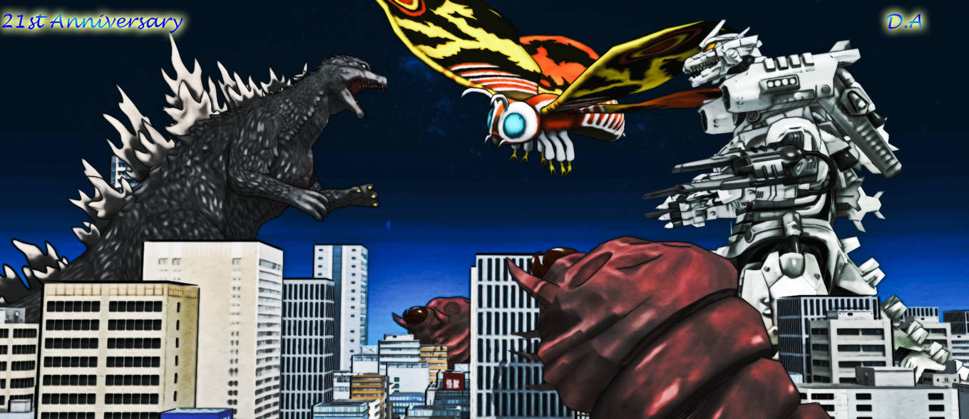 Godzilla Tokyo SOS 21st Anniversary by KaijuBigBattel2017 on DeviantArt