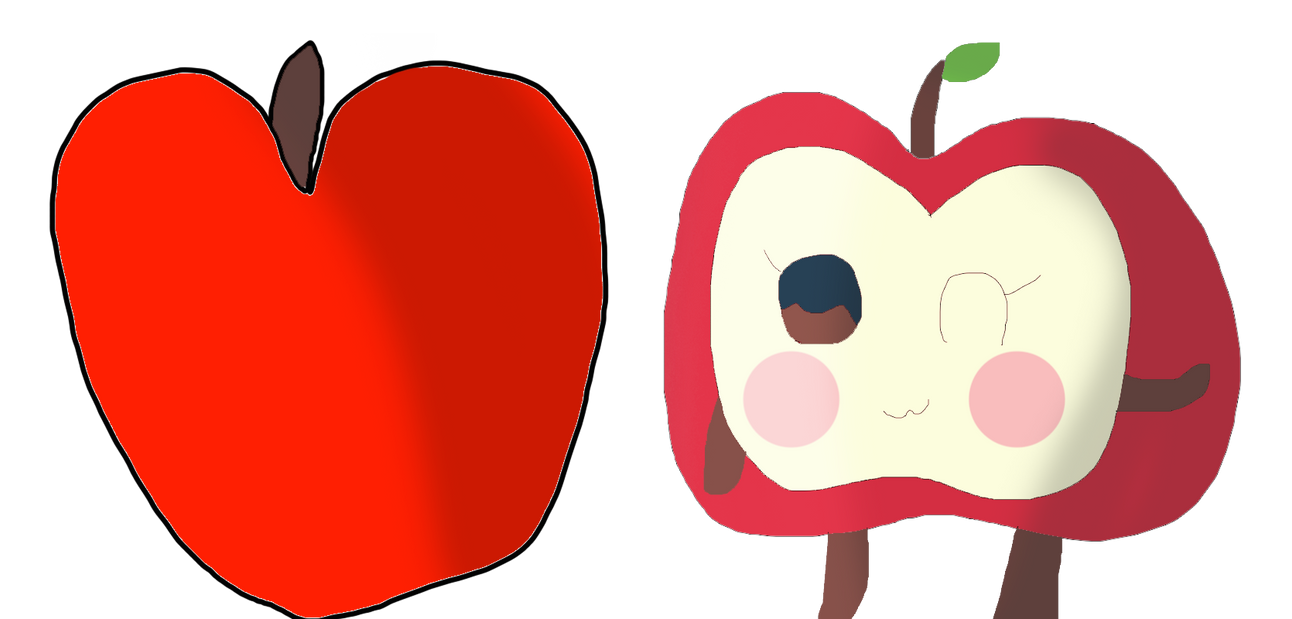 Apple heart by CuteYoshiLover on DeviantArt