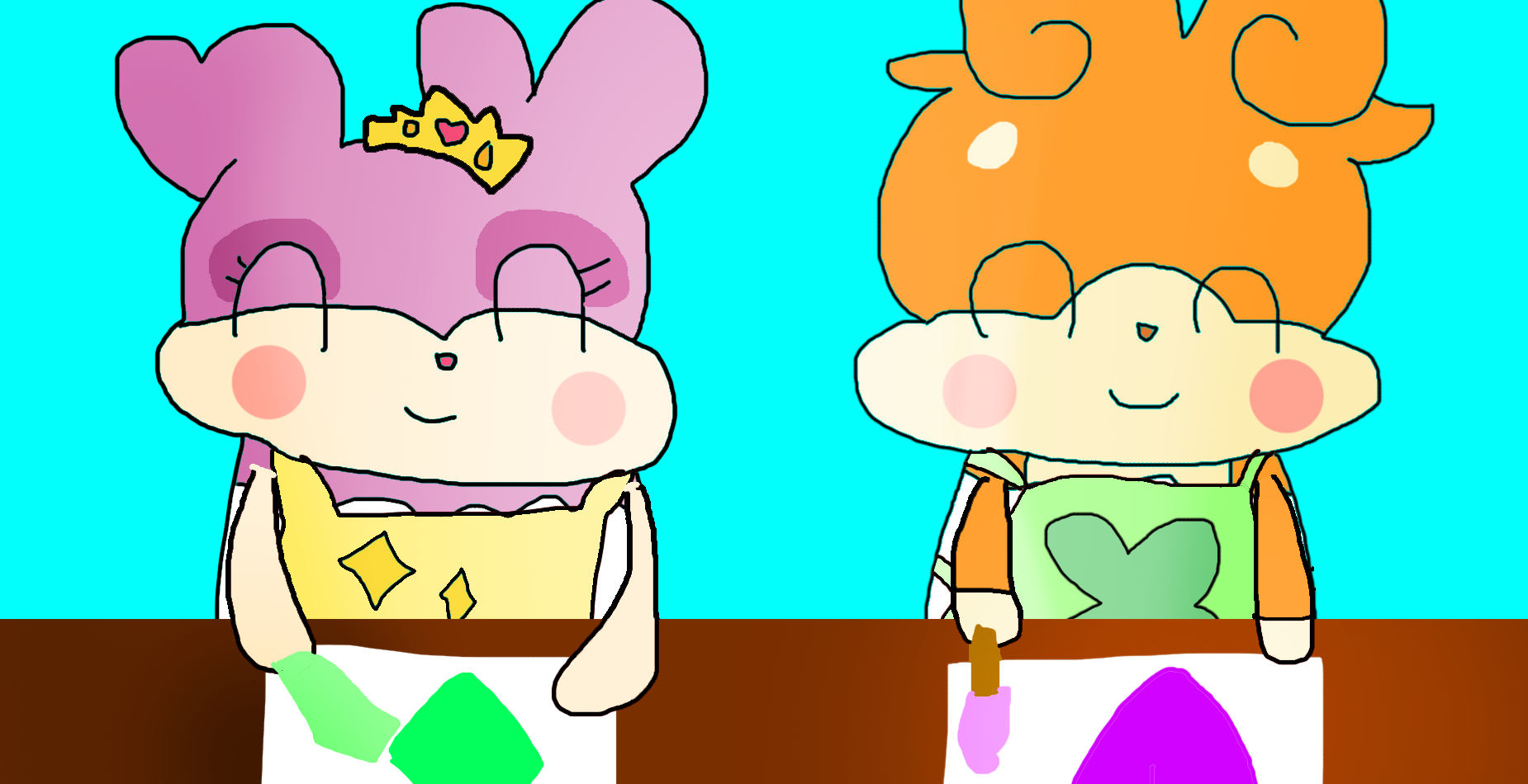 Lucky and Kira by CuteYoshiLover on DeviantArt