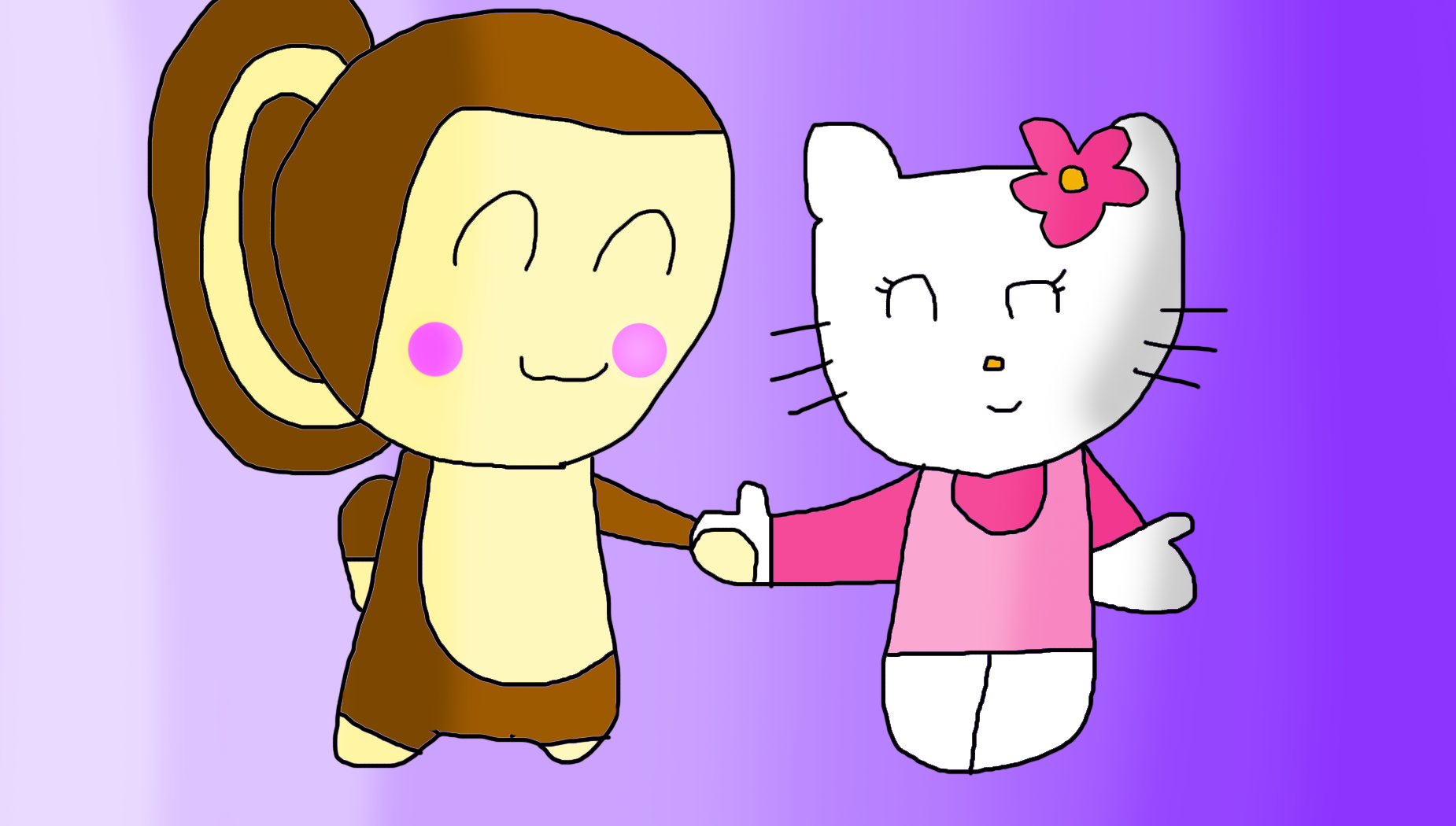 Coco and Hello kitty by CuteYoshiLover on DeviantArt