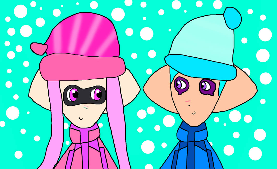 A Snowy Couple by CuteYoshiLover on DeviantArt