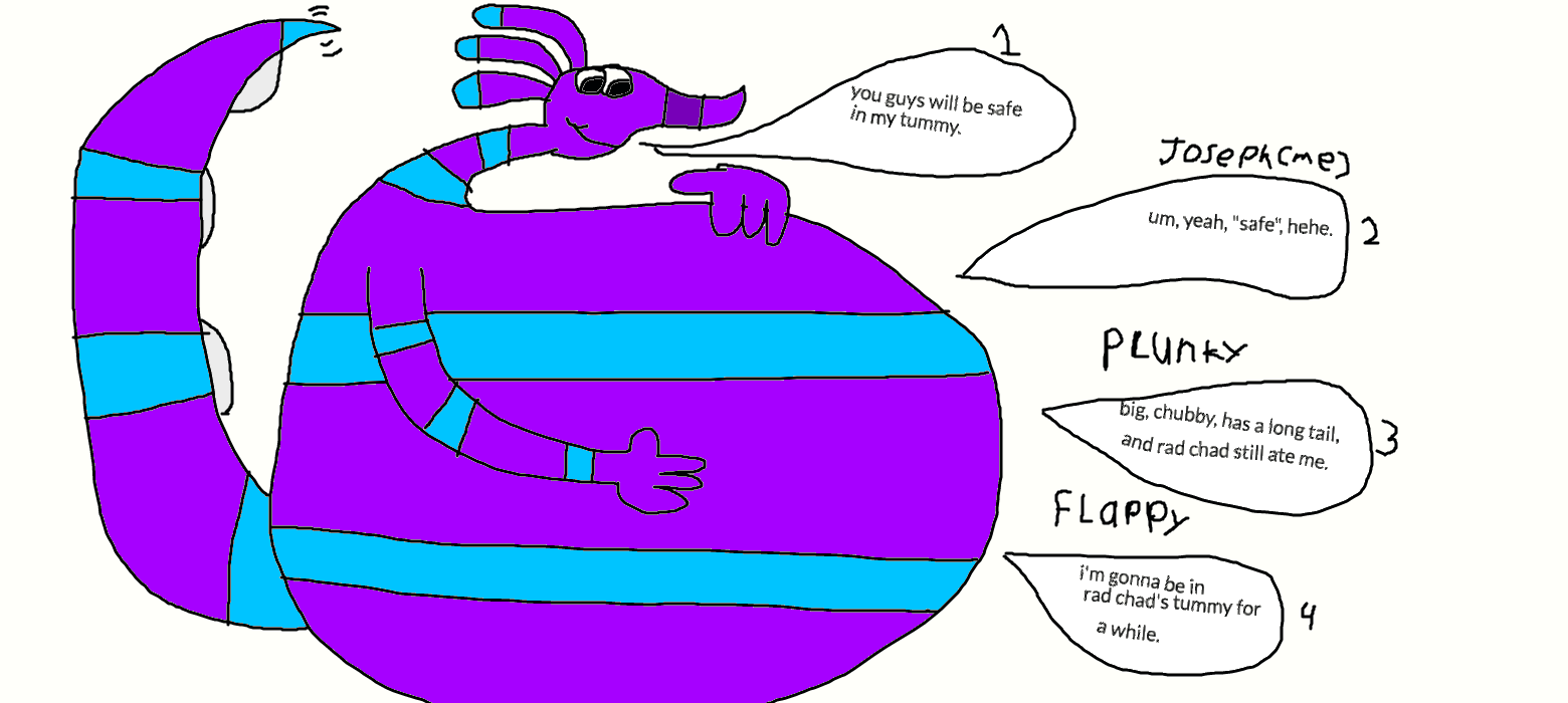 [vore] safety in rad chad's belly by jwilli3642 on DeviantArt