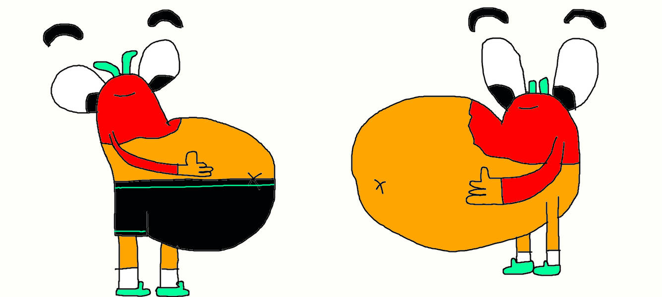 2 tinies with their big bellies by jwilli3642 on DeviantArt