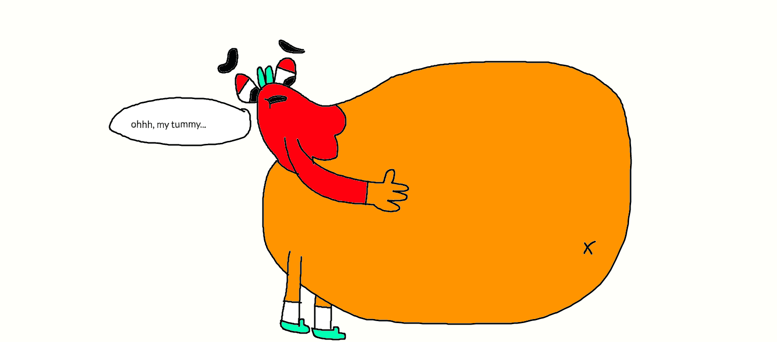 tiny's poor tummy by jwilli3642 on DeviantArt