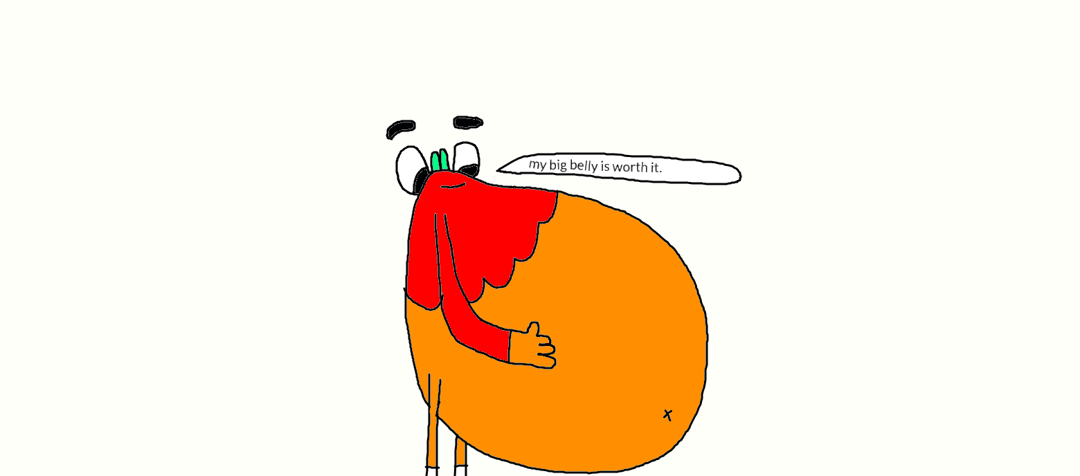 tiny's big (wort-it) belly by jwilli3642 on DeviantArt