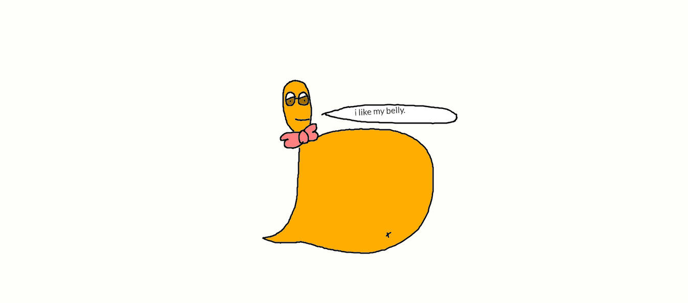rickee likes his belly by jwilli3642 on DeviantArt