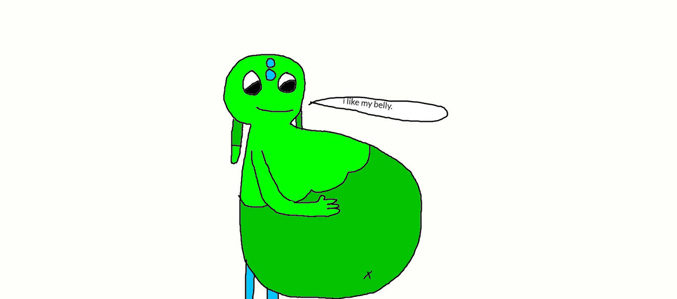 flappy likes her belly by jwilli3642 on DeviantArt