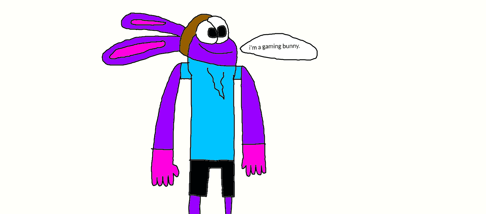i'm a gaming bunny by jwilli3642 on DeviantArt