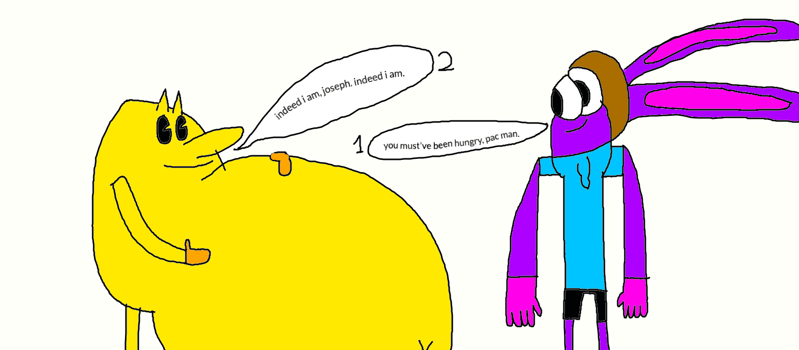 pac man must've been hungry by jwilli3642 on DeviantArt