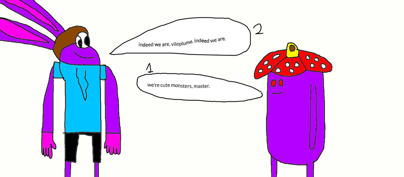 vileplume and i are cute monsters by jwilli3642 on DeviantArt