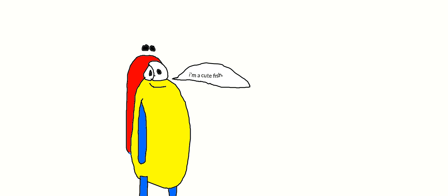 flo yo's a cute fish by jwilli3642 on DeviantArt