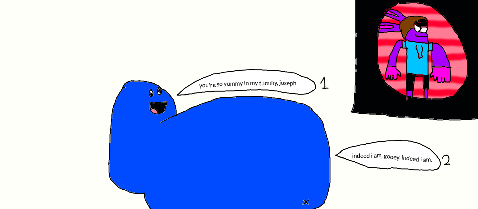 [vore] yummy in gooey's tummy by jwilli3642 on DeviantArt