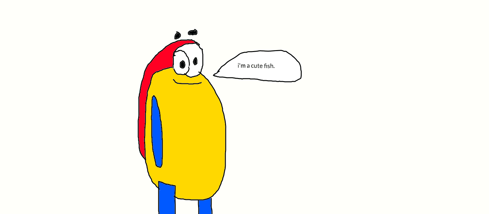 flo yo's a cute fish by jwilli3642 on DeviantArt