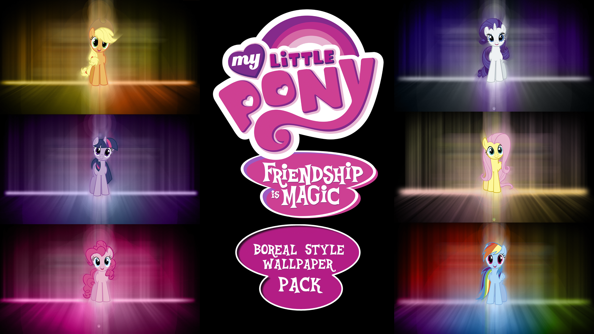 Mlp Neon Lights Wallpaper