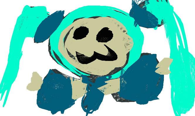 Messy and trolling hatsune miko by Wolfanimationfan on DeviantArt