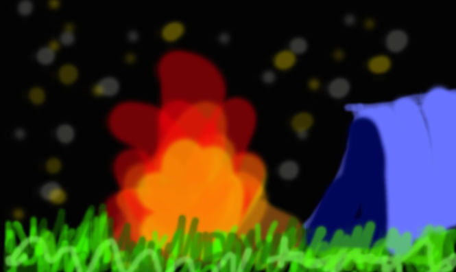 Camp fire by Wolfanimationfan on DeviantArt