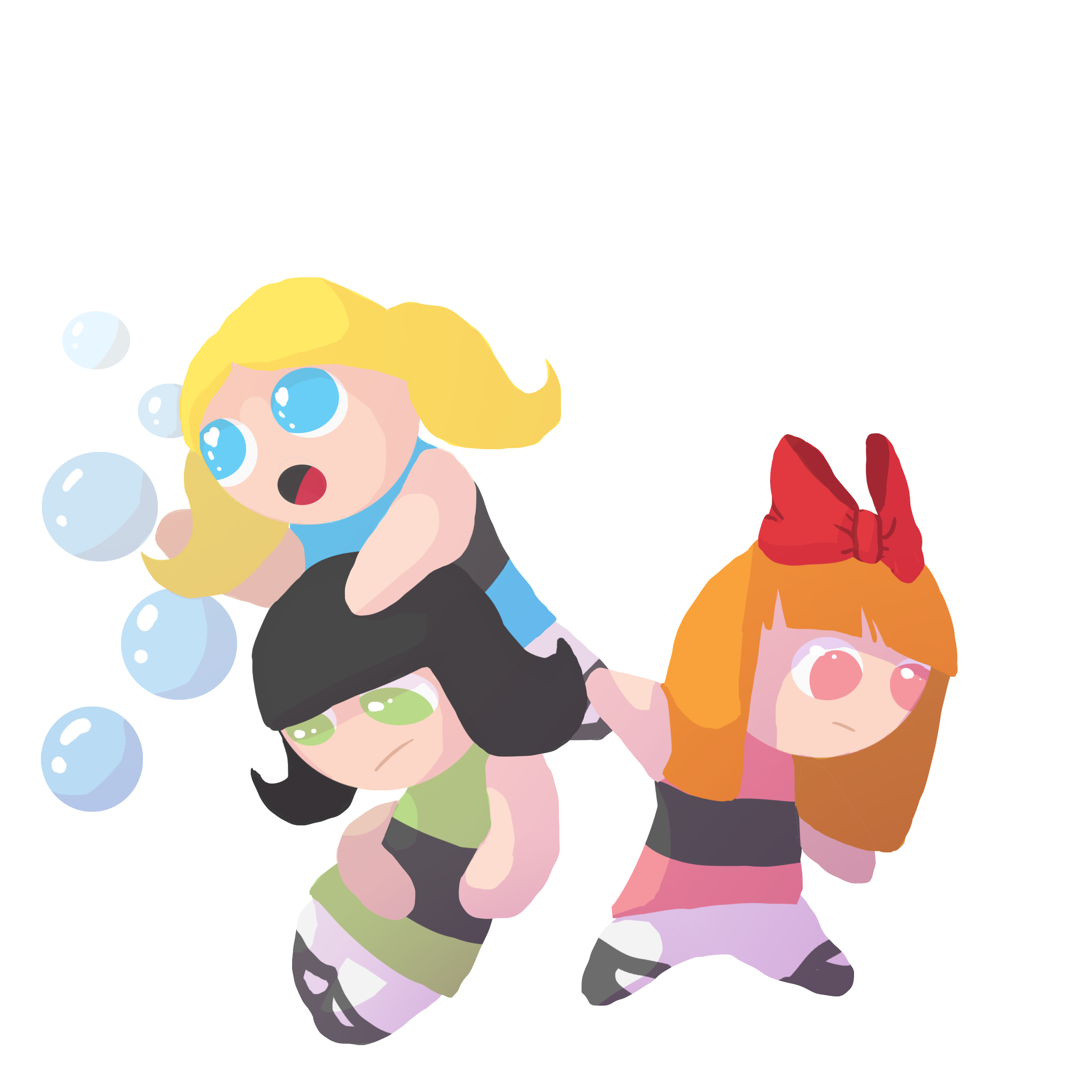 Yet Another Powerpuff Doodle by Fluffy-fez on DeviantArt