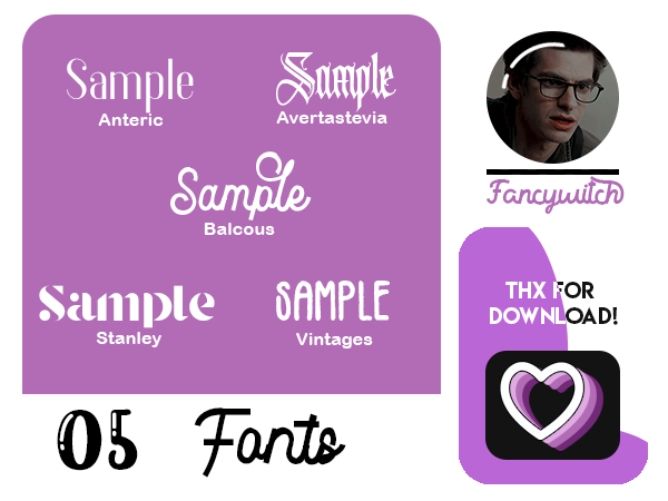 Pack fonts #10 by fancywitch on DeviantArt