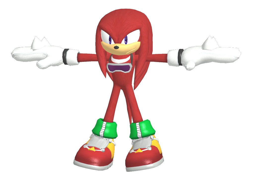 Knuckles the Echidna (Sonic Free Riders) by Sonic-Konga on DeviantArt