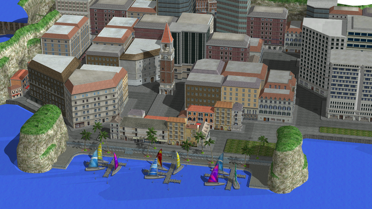 Soleanna New City by Sonic-Konga on DeviantArt