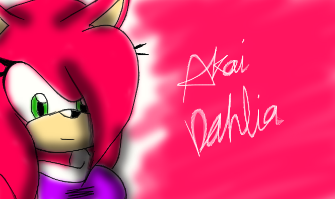 Akai Dahlia the Hedgehog by KurobaFox1412 on DeviantArt