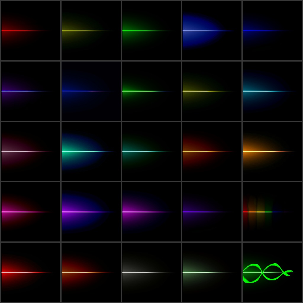 Colors for the MME Effect 'Line_V2' DOWNLOAD by UTAUVocaloidAnimeFan on ...