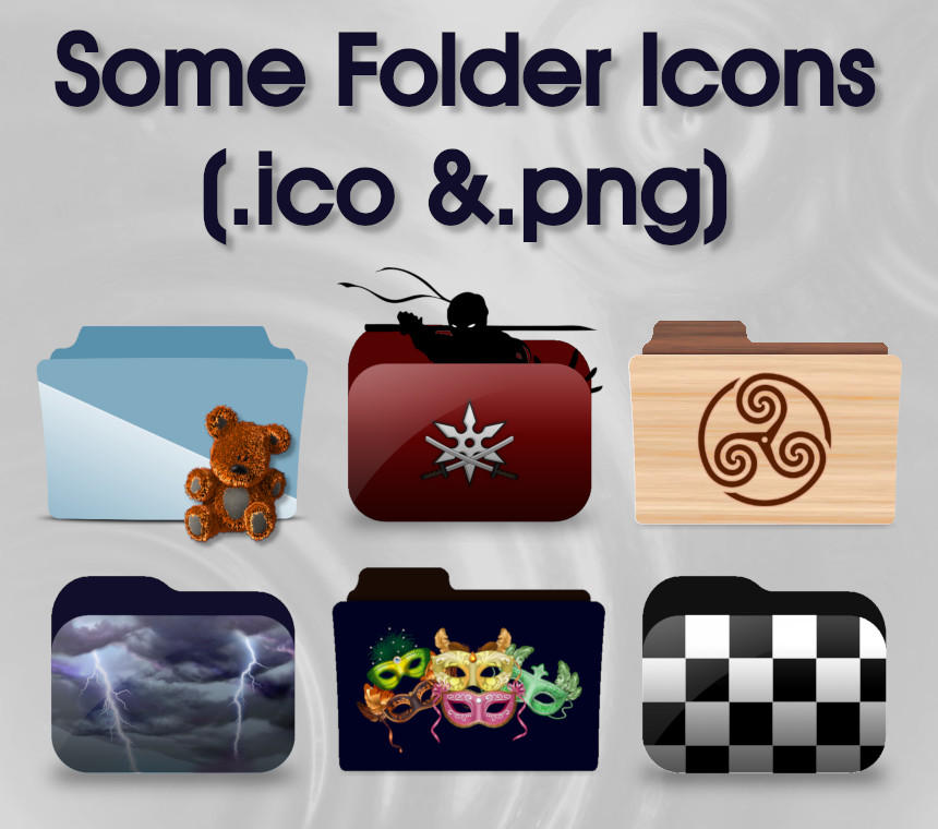 Some Folder Icons by shiftercat on DeviantArt
