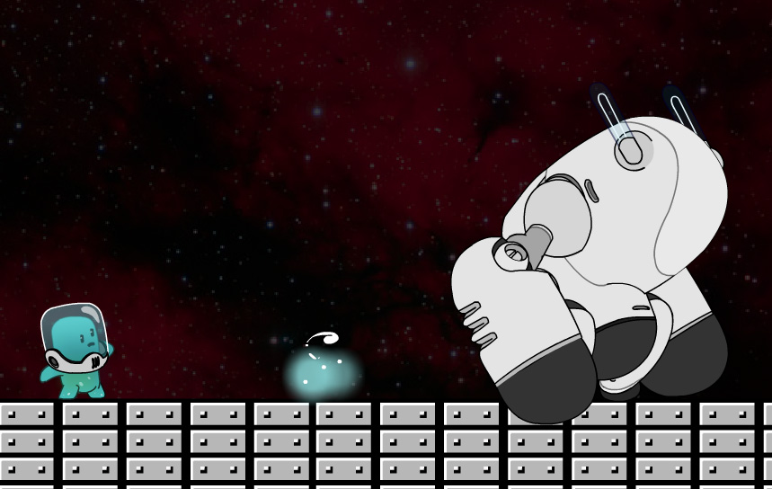 Anim Blob and Bot by DaveDonut on DeviantArt