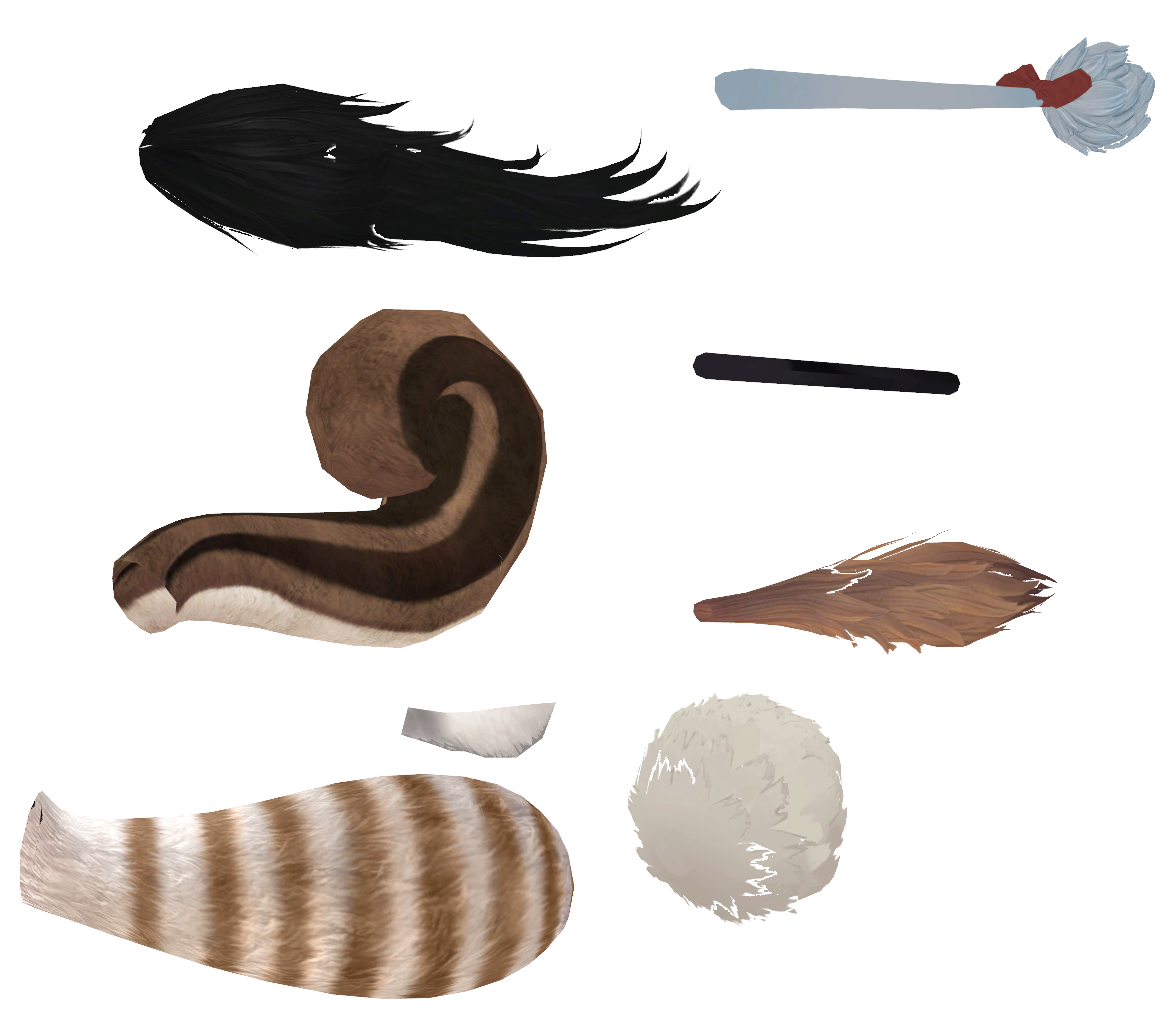 [MMD x Tera] Create An Elin, TAIL PACK (+DL) by LeaDoll on DeviantArt