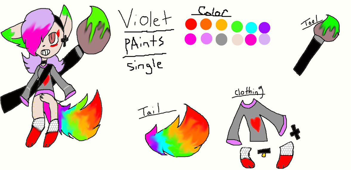 meet violet by lpsflappymaster123 on DeviantArt