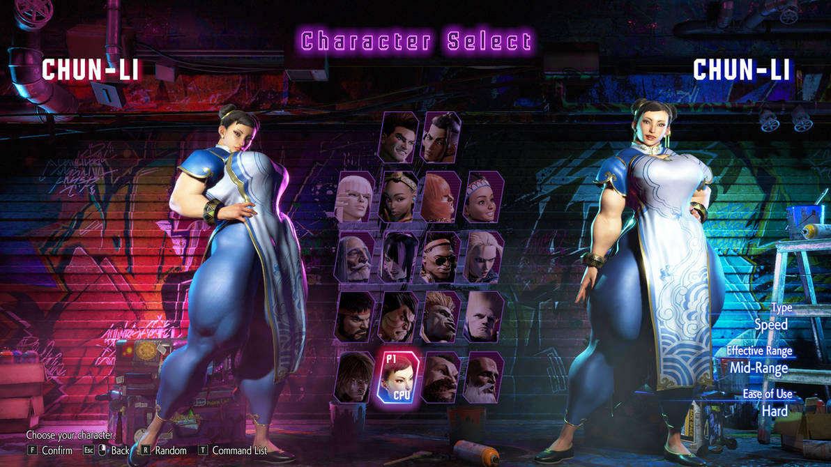 Street Fighter 6 Chun Li Muscle Mod Default By Fudgex02 On Deviantart