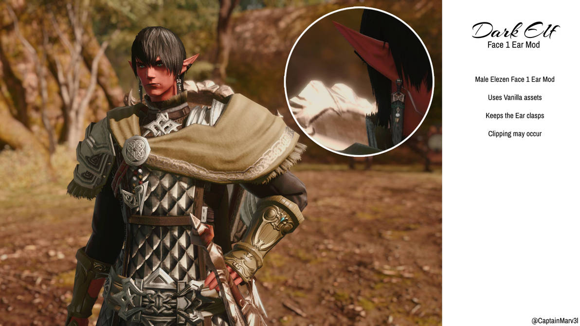 Dark Elf - Elezen Ear mod by MikaelaDW on DeviantArt