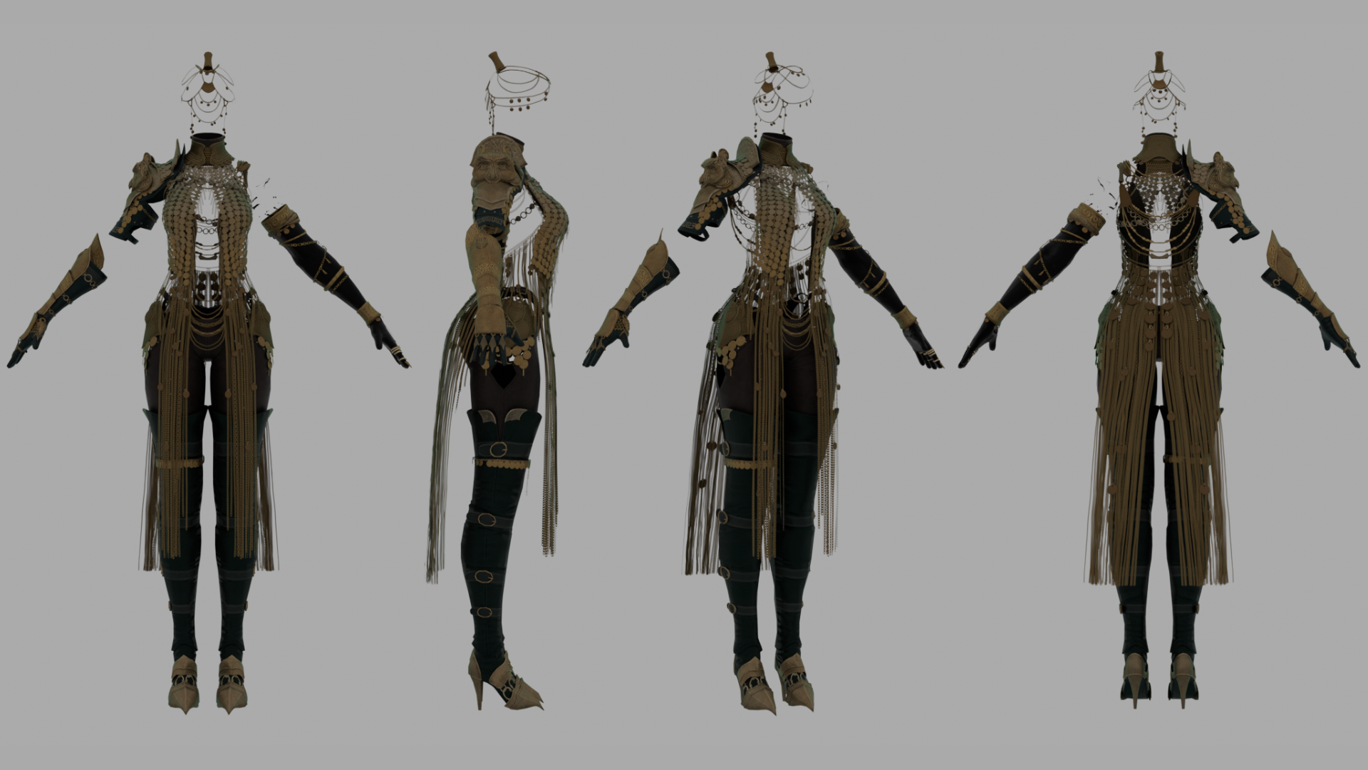 (BDO) Secrua Outfit (Obj, Blend) by MikaelaDW on DeviantArt