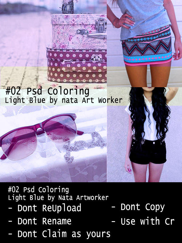 PSD COLORING LIGHT BLUE by Nata Artworker by linervirus on DeviantArt