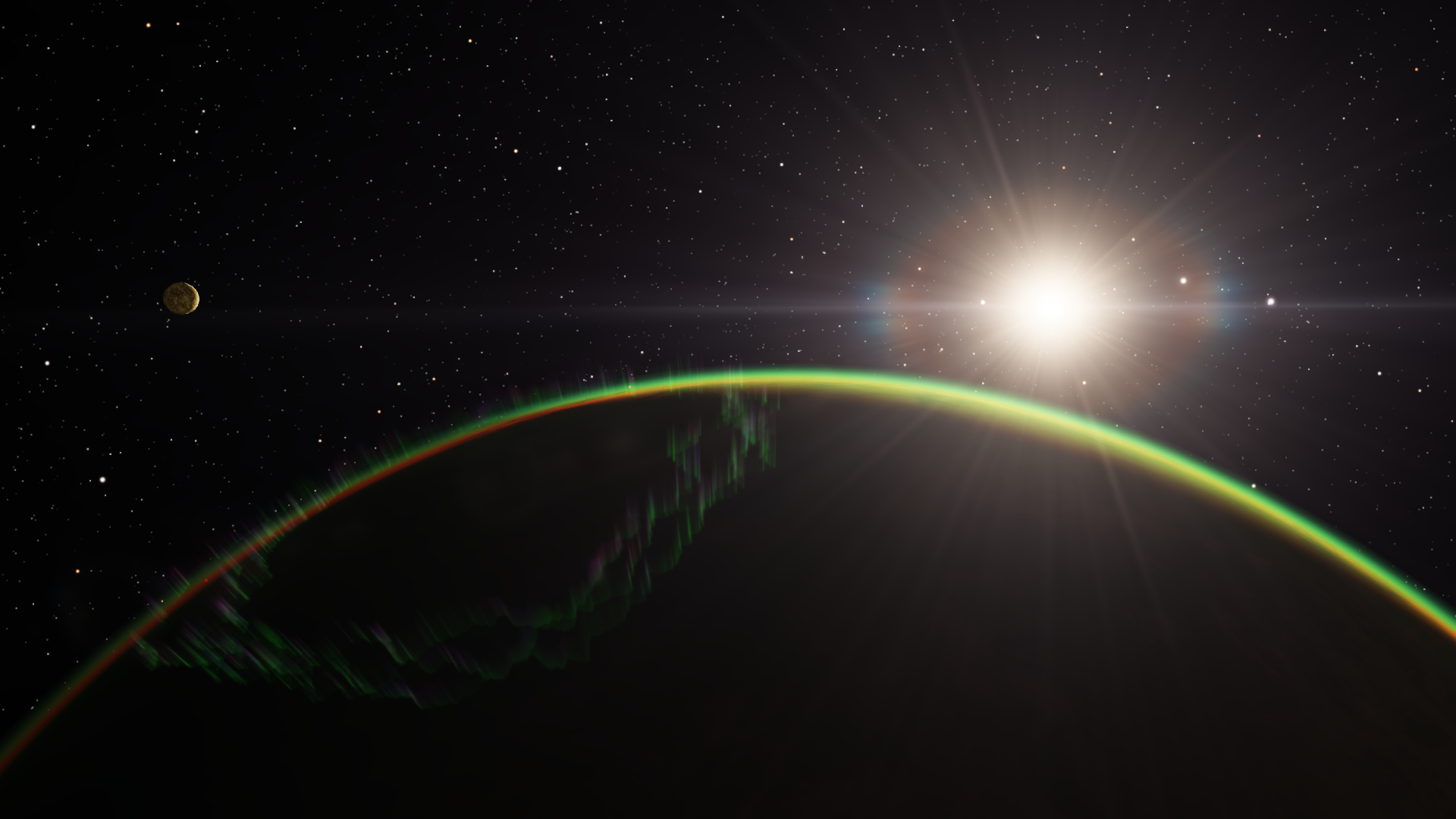An Alien Aurora - Space Engine by titanfish1337 on DeviantArt