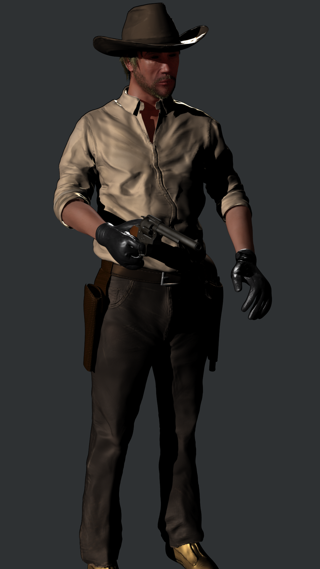 Cowboy WIP by Nitru on DeviantArt