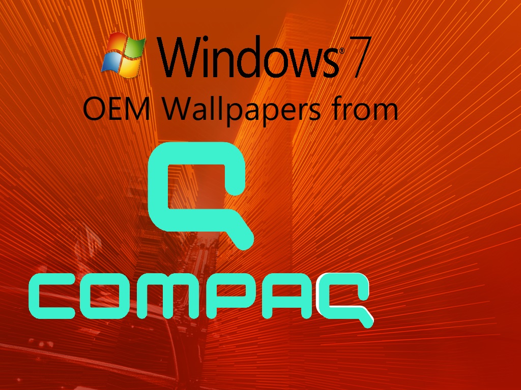 Windows 7 Wallpapers from Compaq by SamBox436 on DeviantArt