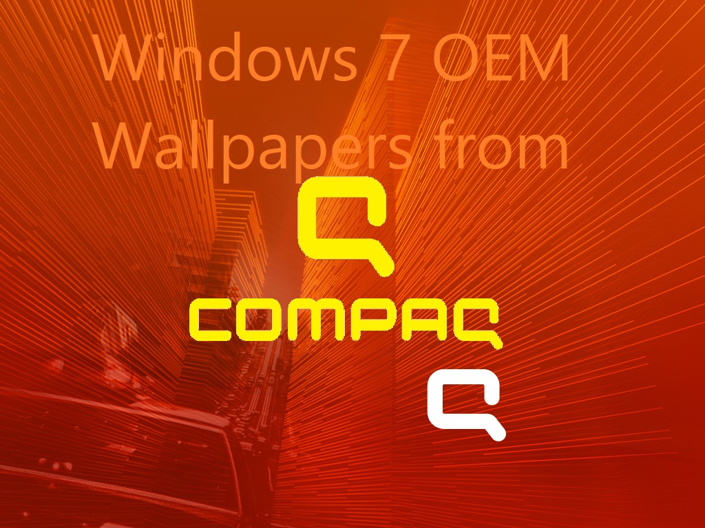 Windows 7 Wallpapers from Compaq by SamBox436 on DeviantArt