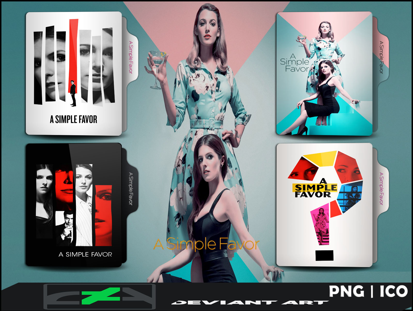 A Simple favor (2018) Folder Icon Pack by OMiDH3RO on DeviantArt