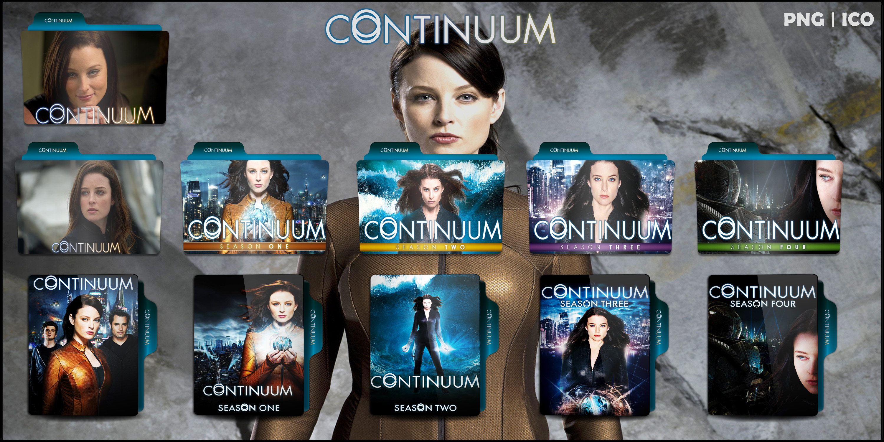 Continuum Folder Icon Pack by OMiDH3RO on DeviantArt