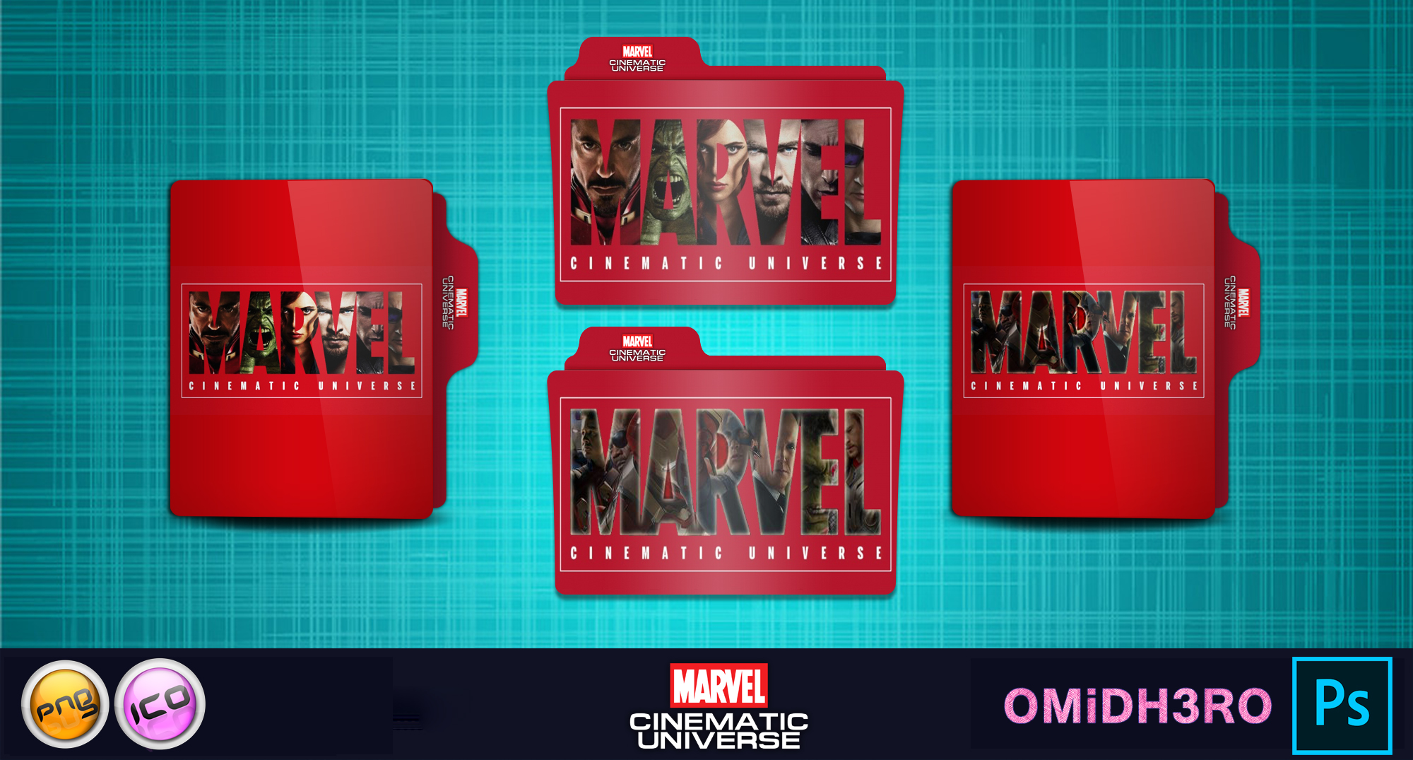 Marvel Cinematic Universe Folder Icon by OMiDH3RO on DeviantArt
