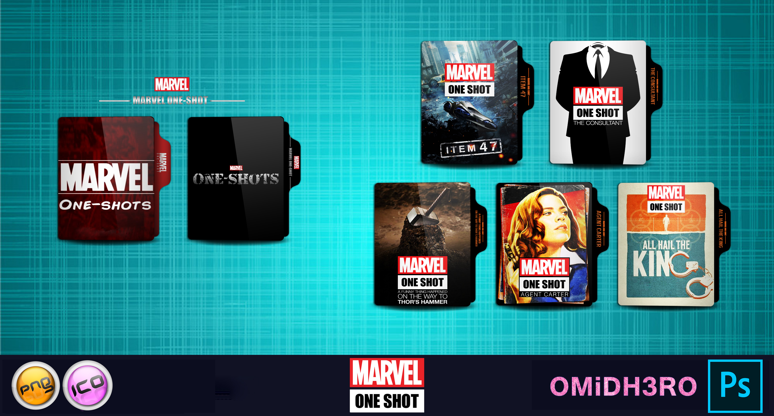 Marvel One-Shots Folder Icon Pack by OMiDH3RO on DeviantArt