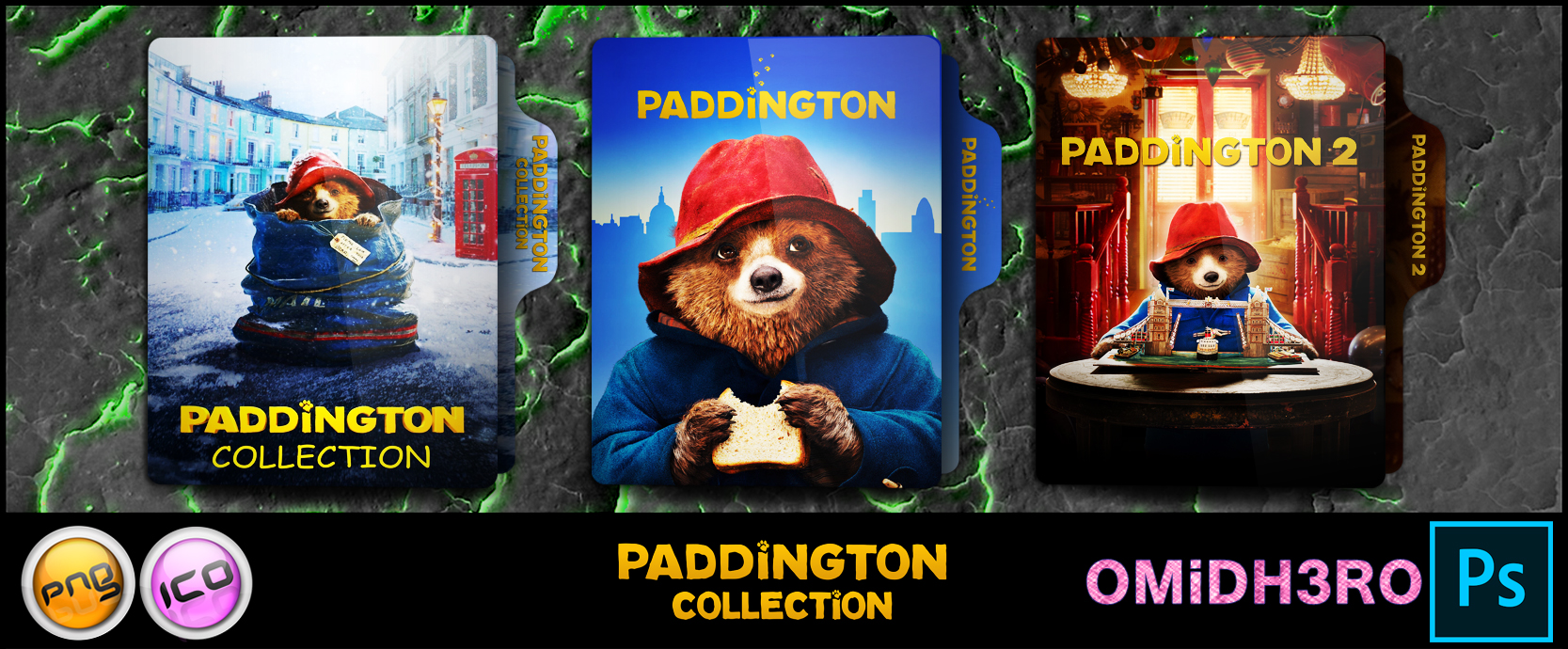 Paddington Collection Folder Icon Pack by OMiDH3RO on DeviantArt