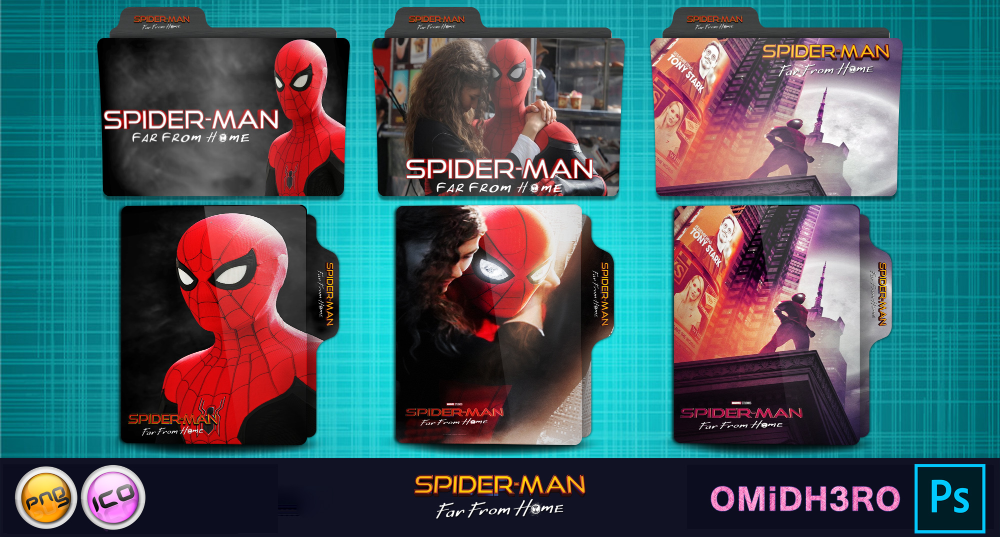 Spider-Man Far From Home (2019) Folder Icon by OMiDH3RO on DeviantArt