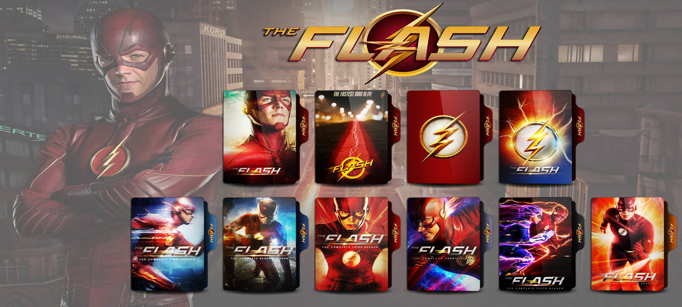 The Flash Series Folder Icon Pack by OMiDH3RO on DeviantArt