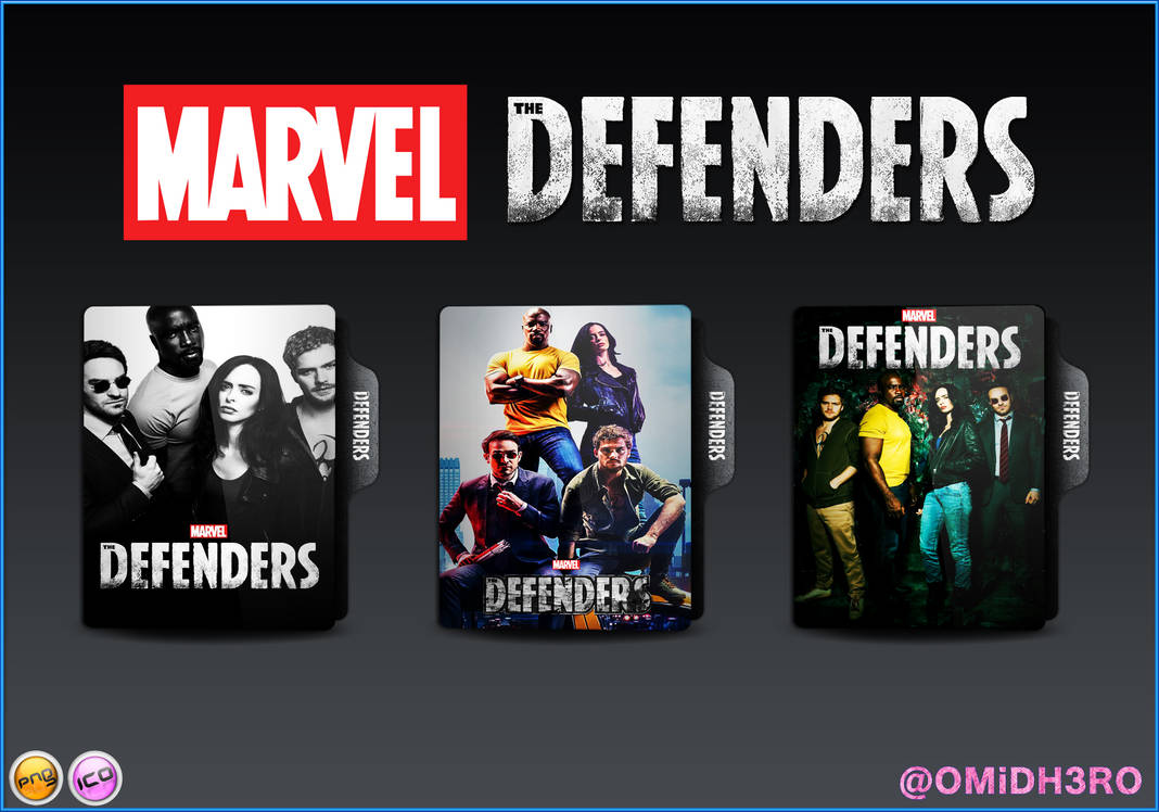 Marvel's The Defenders Series Folder Icon by OMiDH3RO on DeviantArt
