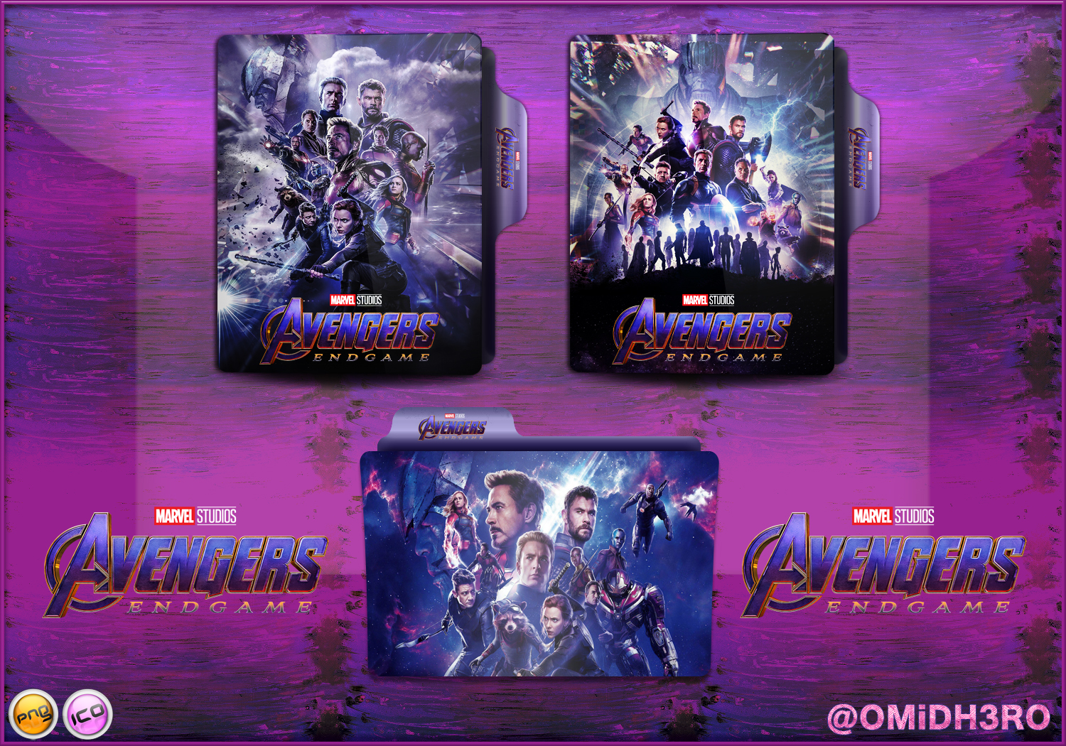 Avengers Endgame 2019 Folder Icon V4 By Omidh3ro On Deviantart