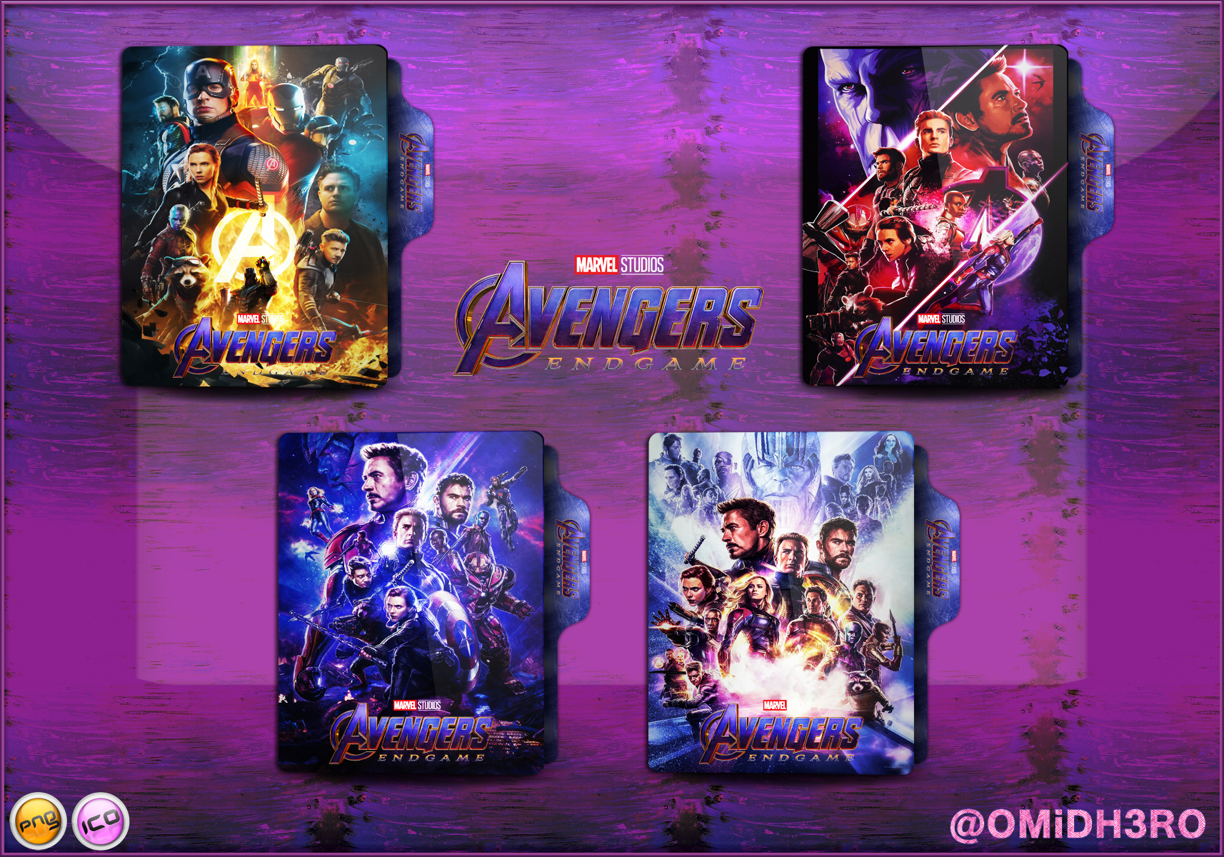 Avengers EndGame (2019) Folder Icon V5 by OMiDH3RO on DeviantArt